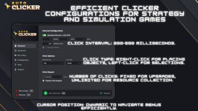 Best Auto Clicker Settings for Faster Game Progress - AutoClicker