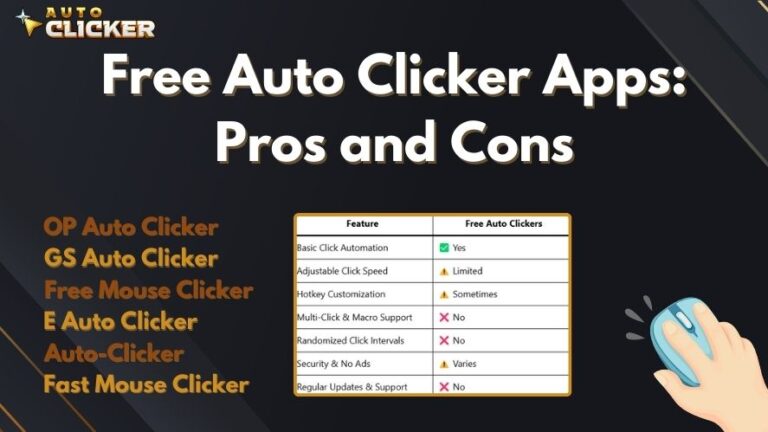 Top Auto Clicker Apps: Free vs Paid - AutoClicker