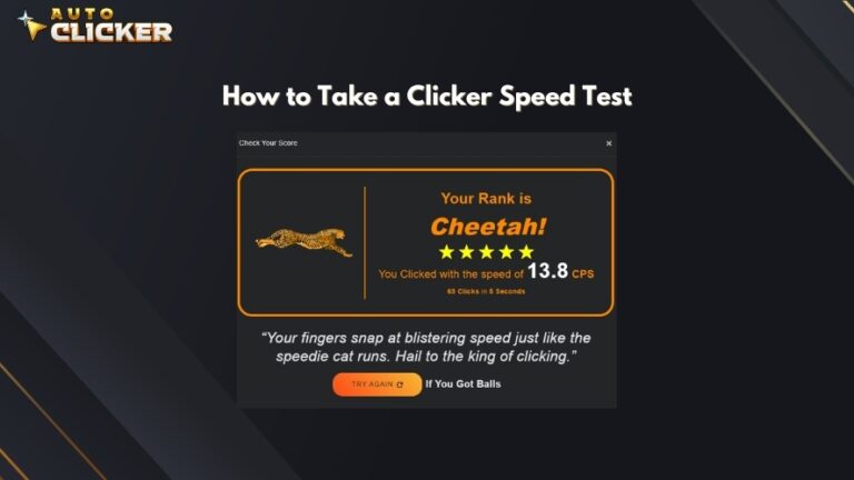 Clicker Speed Test: How Fast Can You Click? - AutoClicker