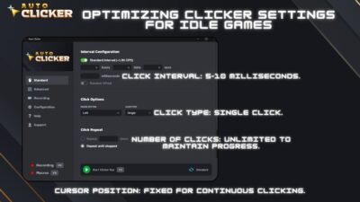 Best Auto Clicker Settings for Faster Game Progress - AutoClicker