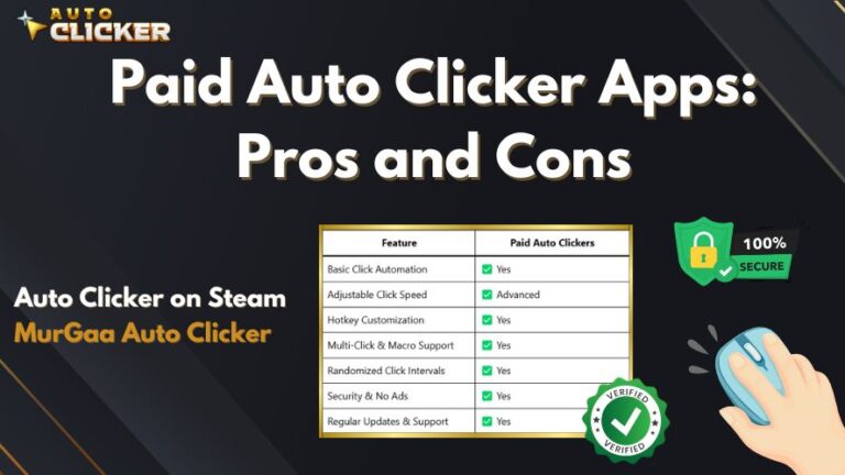 Top Auto Clicker Apps: Free vs Paid - AutoClicker