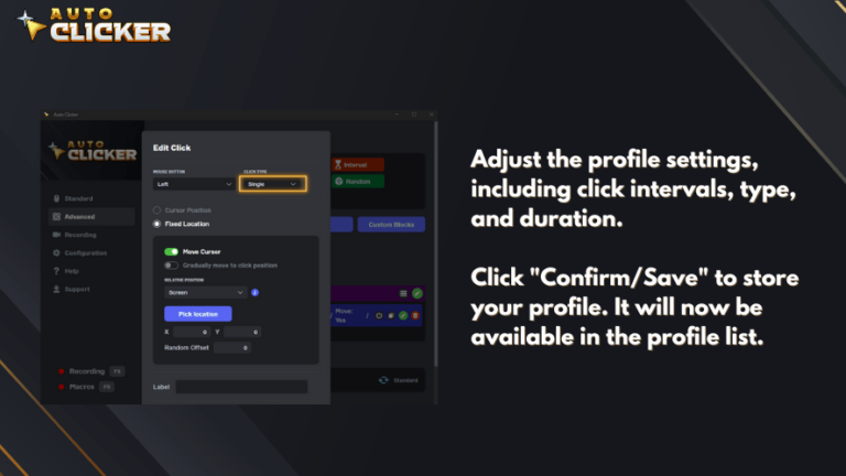 Auto Clicker Profiles: Set Up Custom Configurations for Any Task
