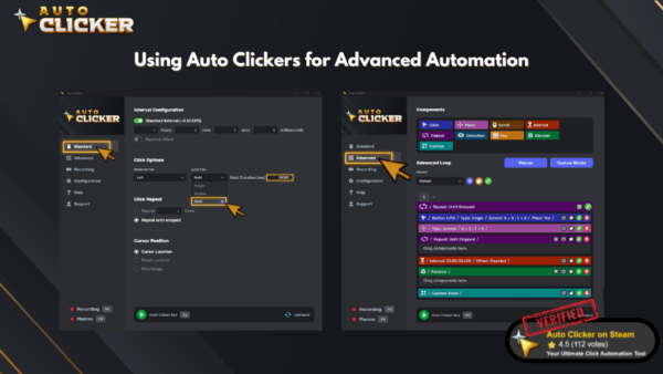 Auto Mouse Clicker: Automate Clicks & Key Presses - AutoClicker Auto Mouse Clicker: Automate Clicks & Key Presses - AutoClicker