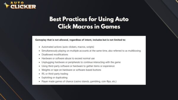 Auto Click Macro: How to Use It for Gaming Like a Pro - AutoClicker