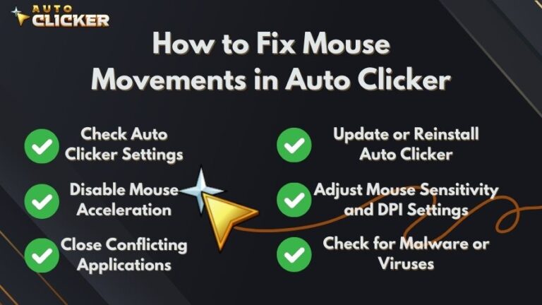 How to Fix Mouse Movements in Auto Clicker - AutoClicker