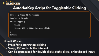 Script for Auto Clicking: How to Automate Clicks Like a Pro - AutoClicker