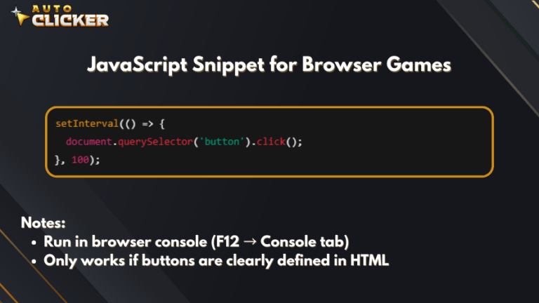 Script for Auto Clicking: How to Automate Clicks Like a Pro - AutoClicker