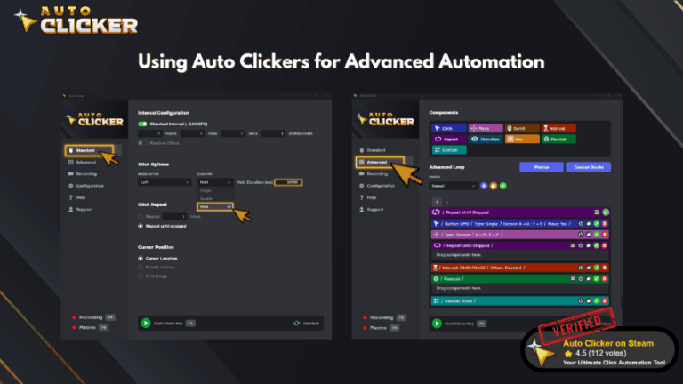 AutoClicker Advanced Mode Explained: Tips and Features - AutoClicker