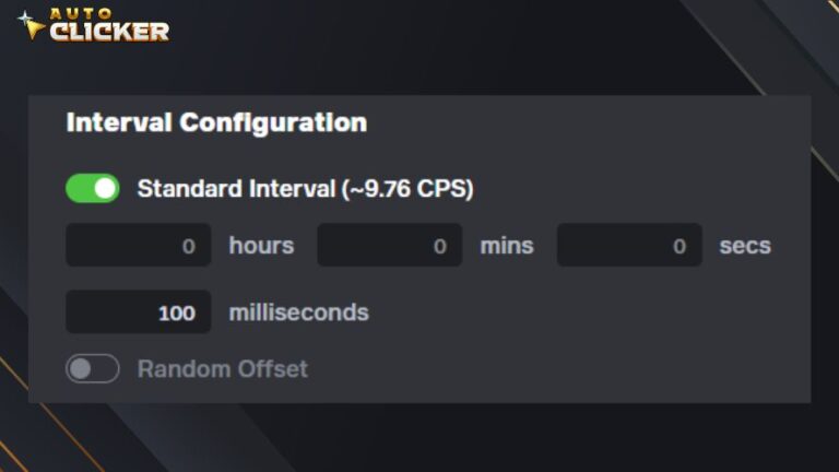 Click Intervals: Customize Timing with Auto Clicker - AutoClicker