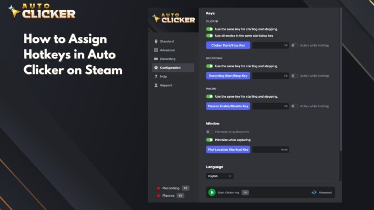 Hotkeys: How to Start and Stop Auto Clicker with Ease - AutoClicker