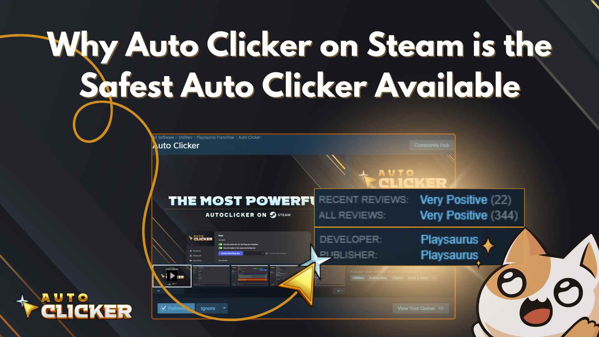 Why Auto Clicker on Steam is the Safest Auto Clicker Available - AutoClicker