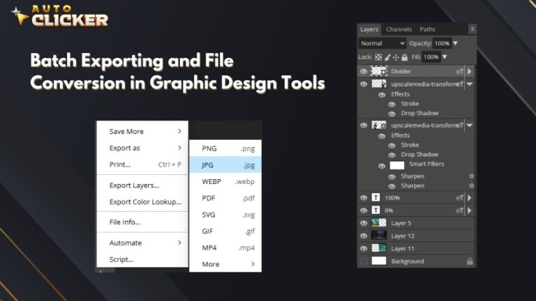 Graphic Design Tools: How AutoClicker Enhances Your Workflow - AutoClicker
